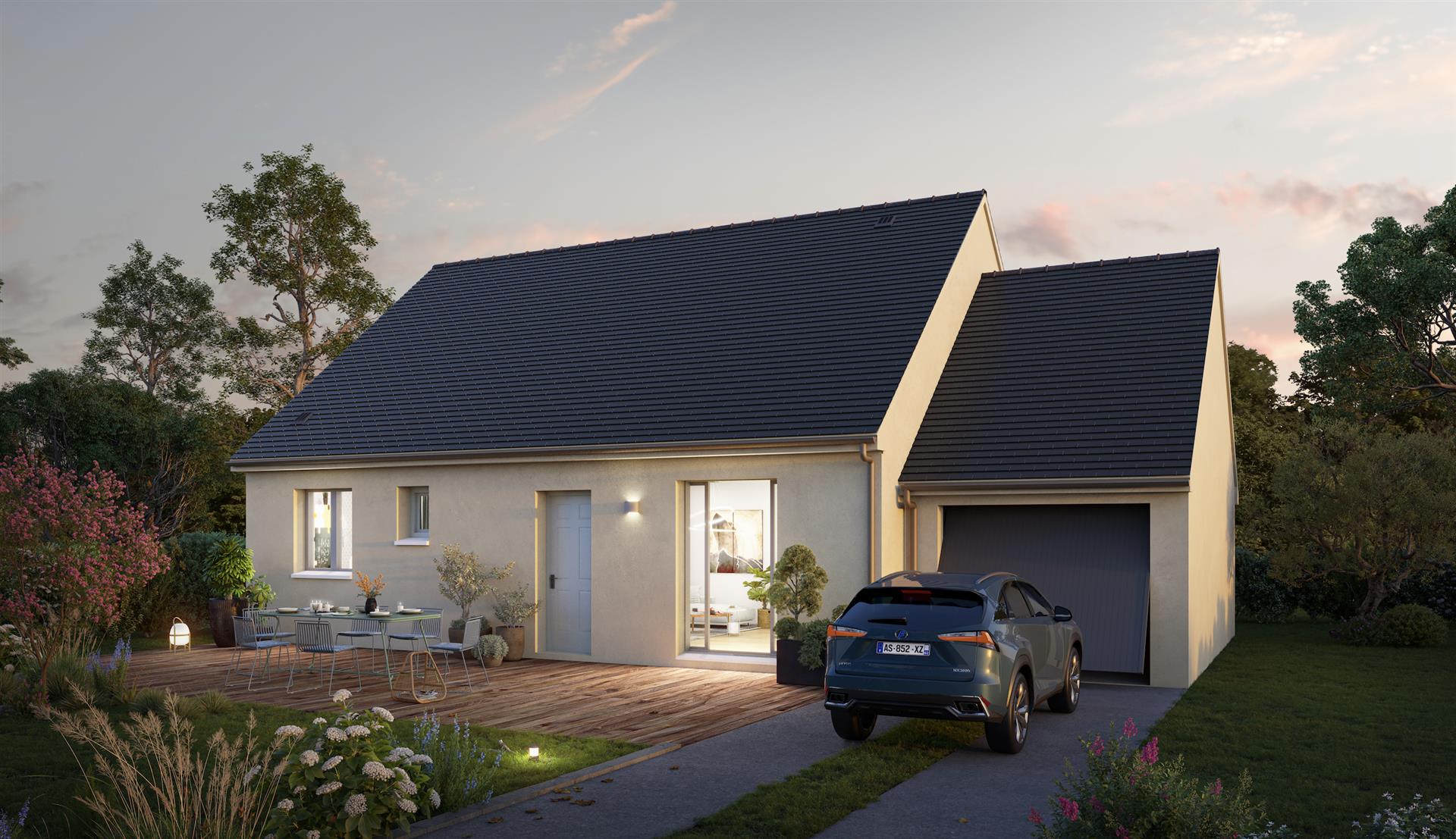 440M² Plot in Bruc-sur-Aff – Build Your 2-Bedroom Bungalow in Southern ...