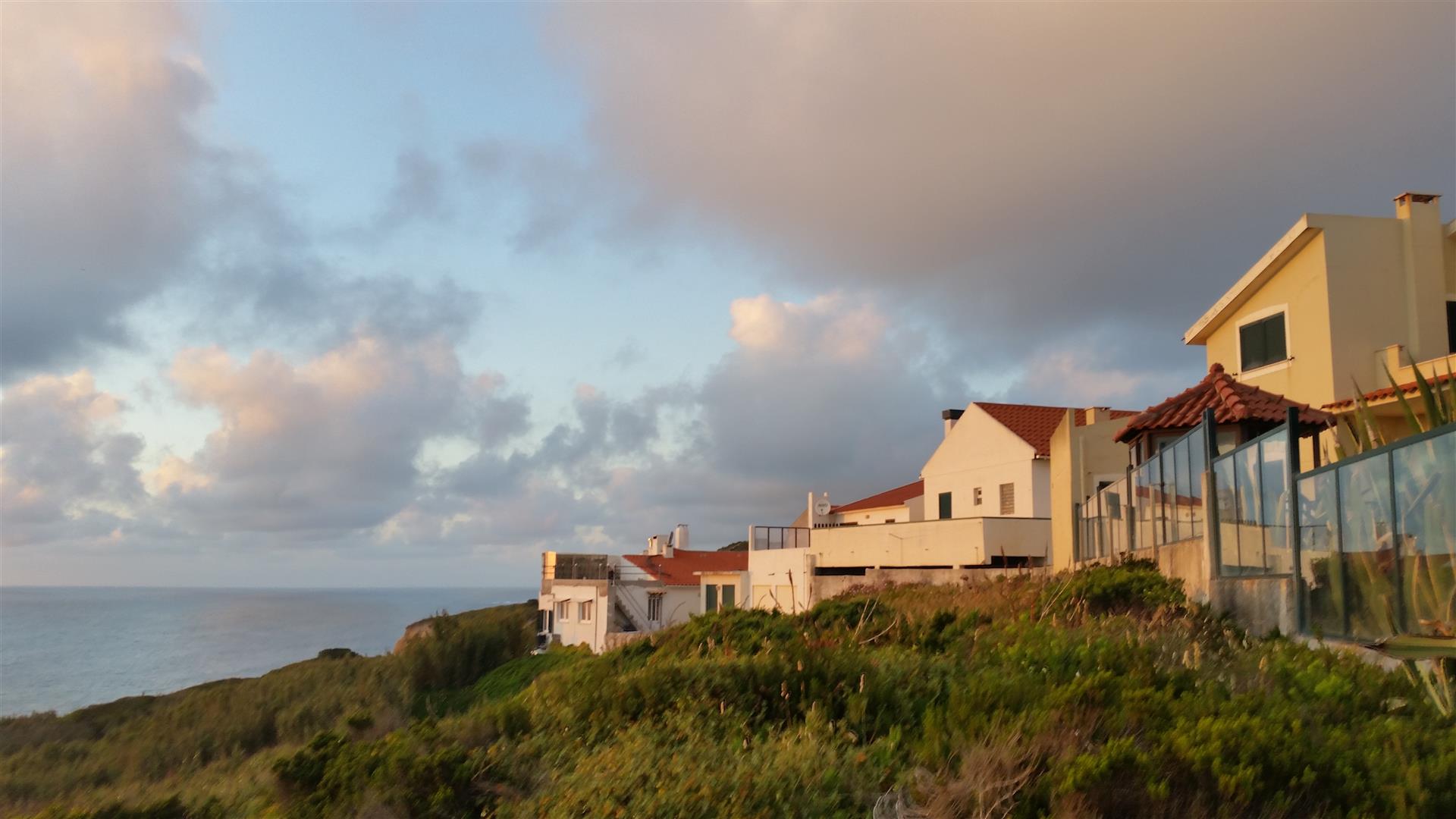 House by the sea near Nazaré
