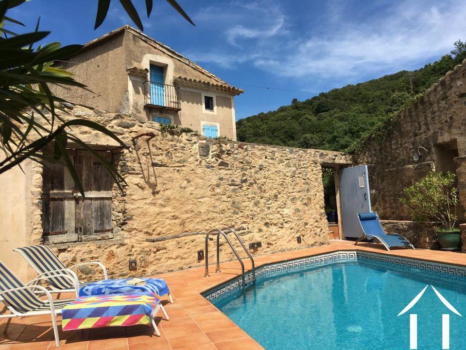 Stone house with swimming pool and independent studio