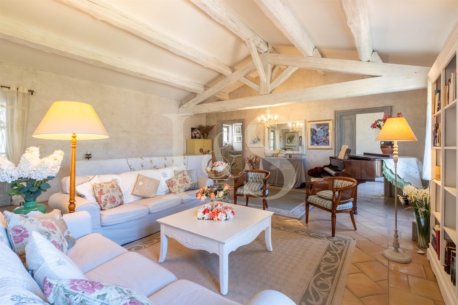 Magnificent stone property with views close to its village