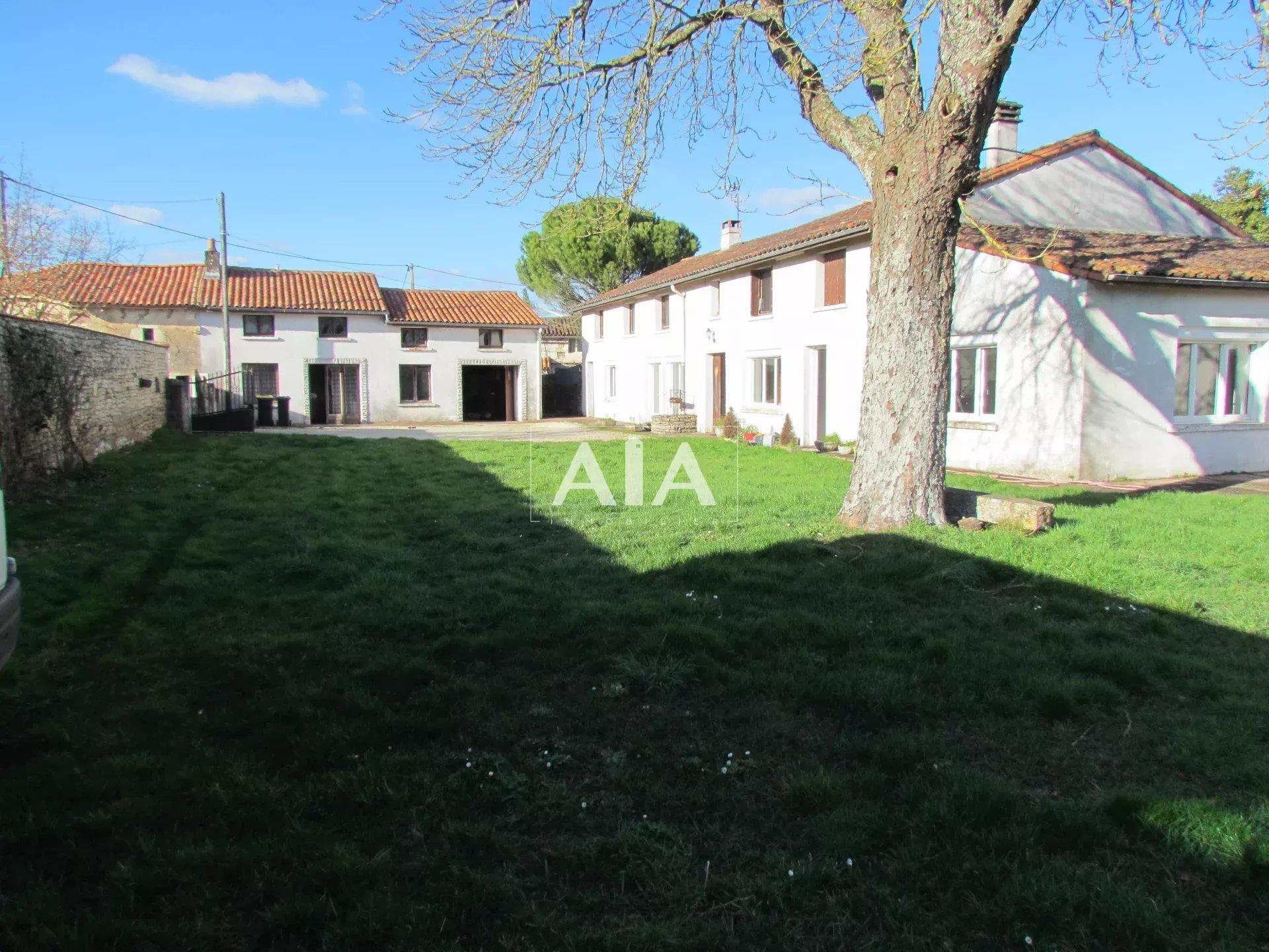 House in a village near Ruffec