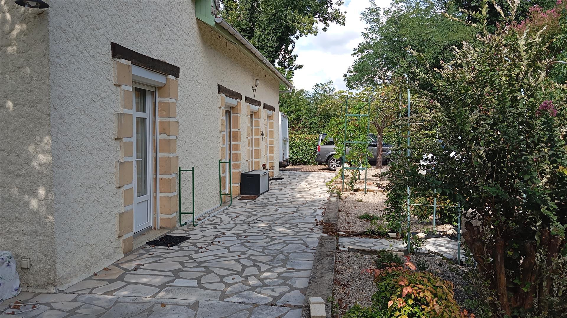 Beautiful riverside stone farmhouse land and lake