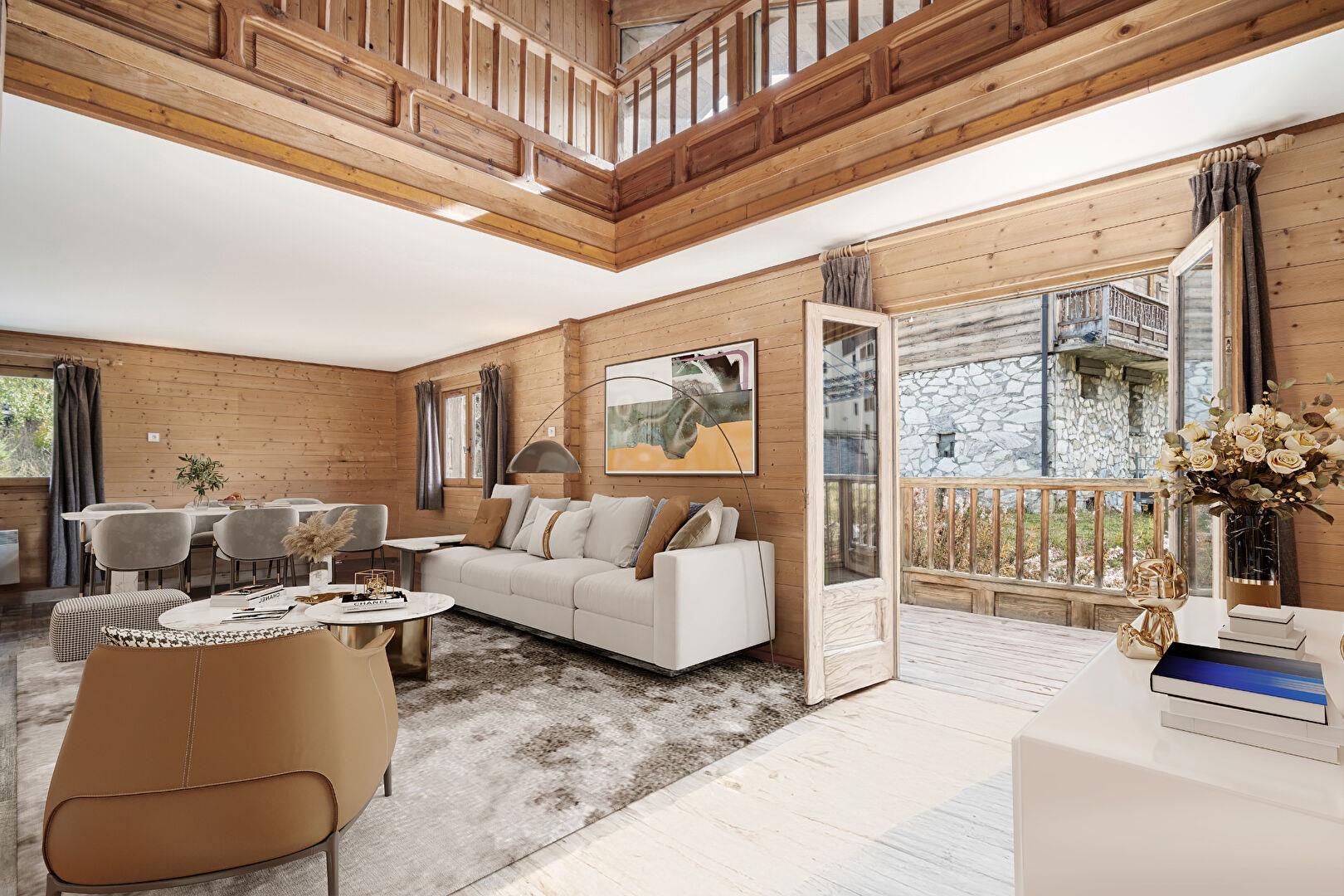 Rare Chalet au pied des pistes à Tignes