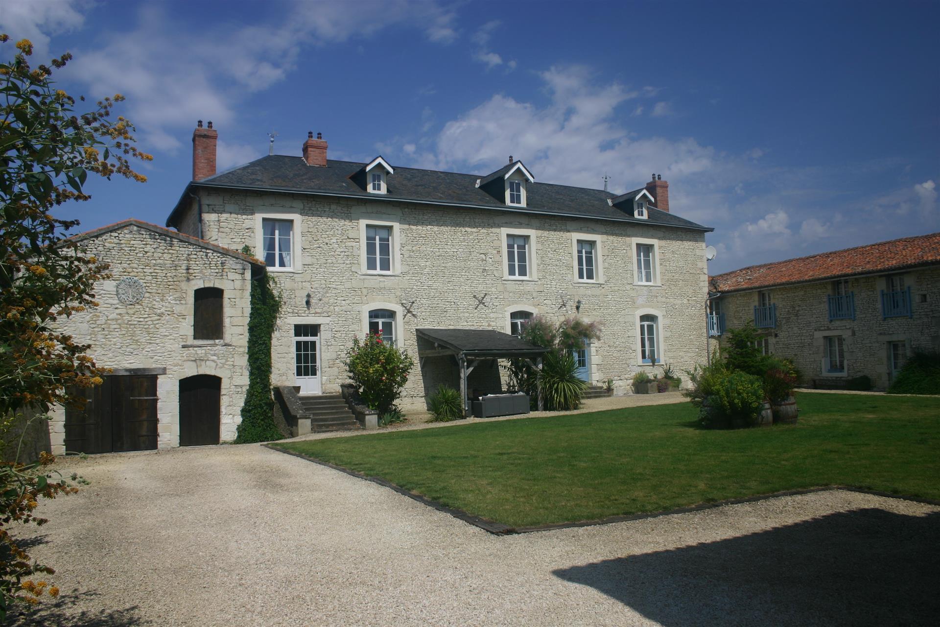 Substantial 18th Century manor house with 3 gites.