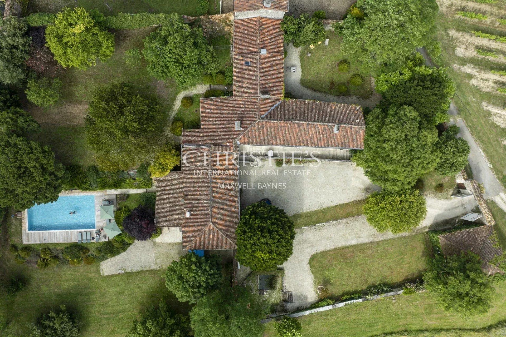 Exclusive sale: completely renovated former cognac estate near Angouleme.