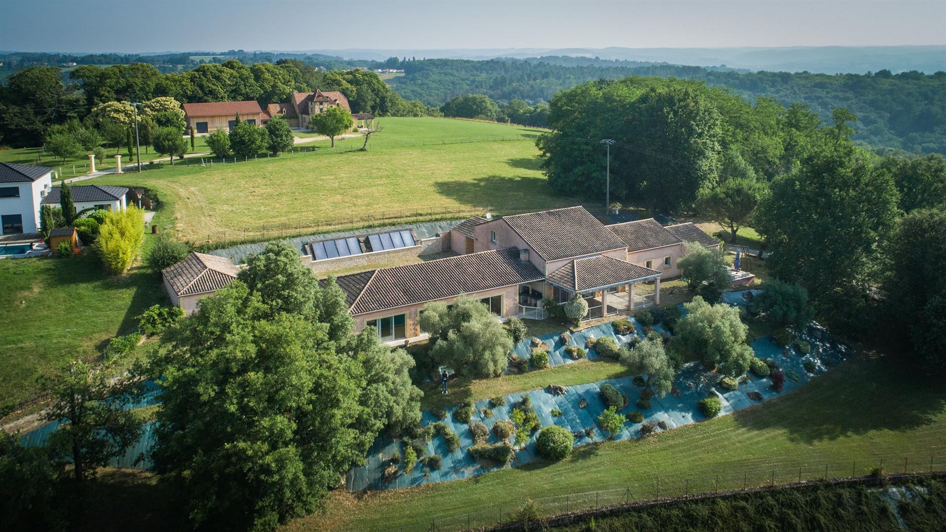 Character villa, with panoramic views