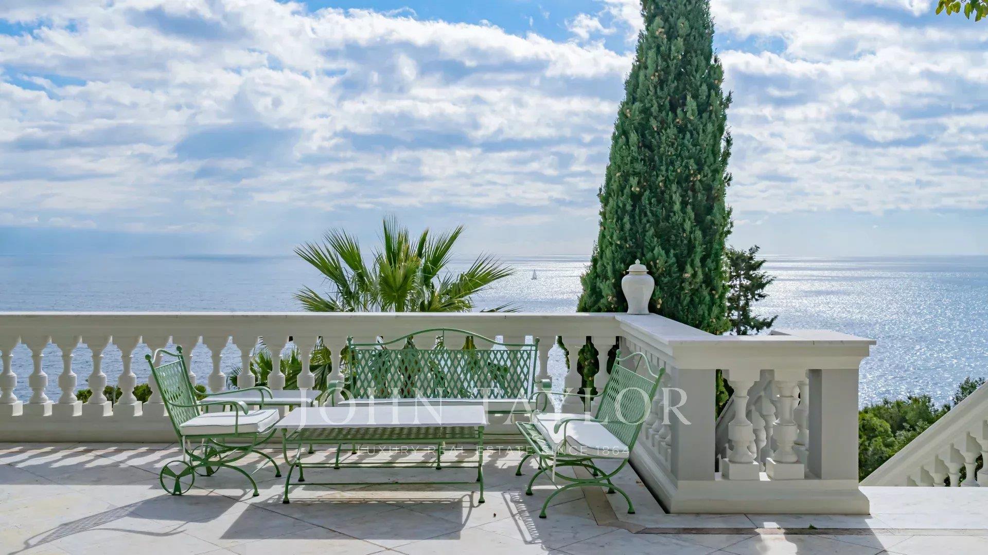 Cap D'ail - Villa Belle Epoque - Vue Mer - 7 Chambres - Piscine - Garages