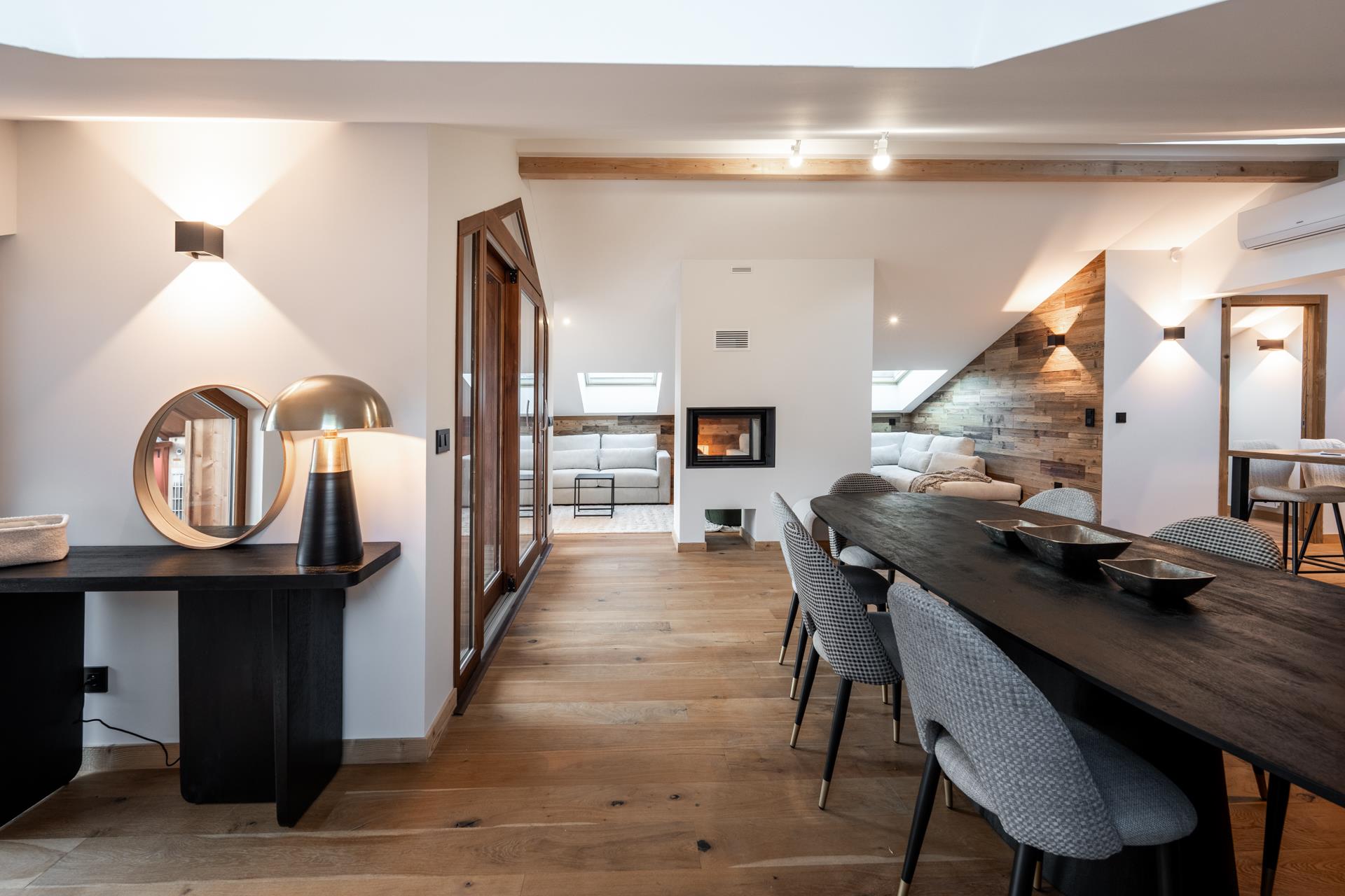 New top-of-the-range flat in the center of Samoëns with a beautiful balcony