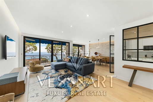 Sea view apartment with beautiful finishes